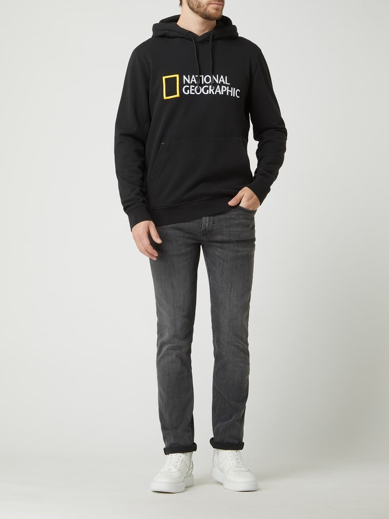 National Geographic Hoodie aus Bio Baumwolle black online kaufen