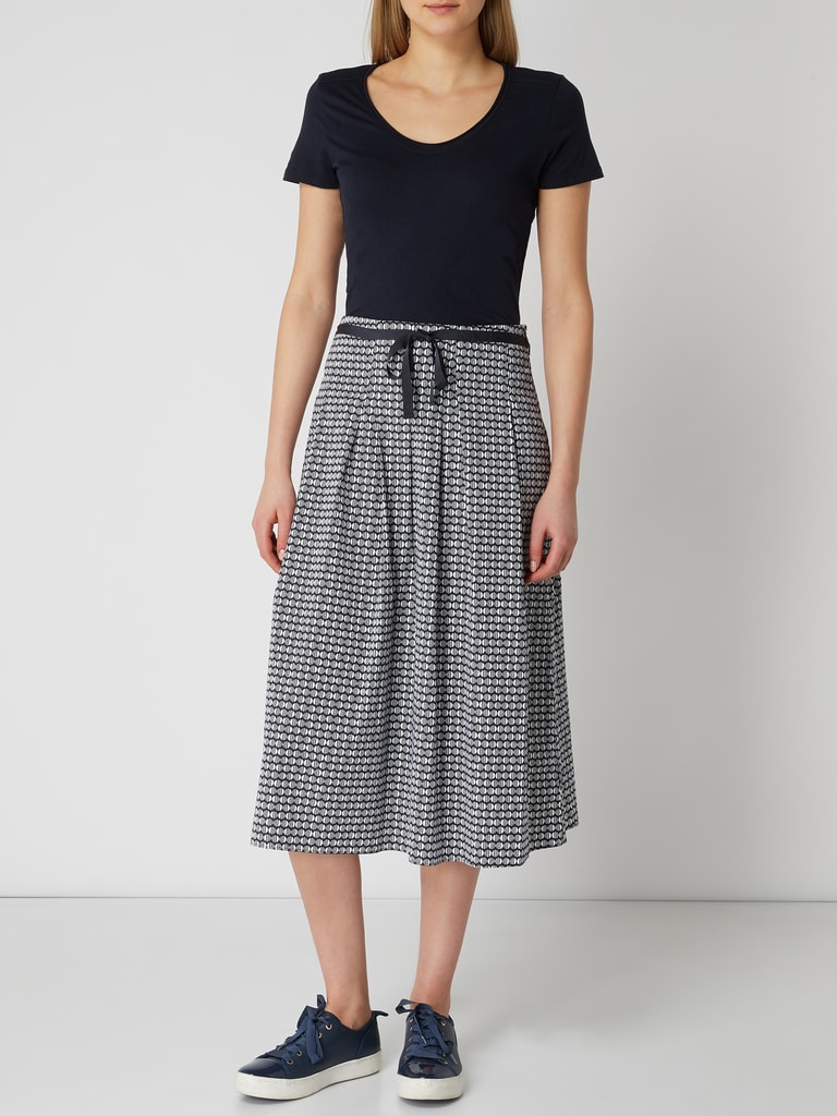 Marc O'Polo Midirok met riem in marineblauw online kopen | P&C