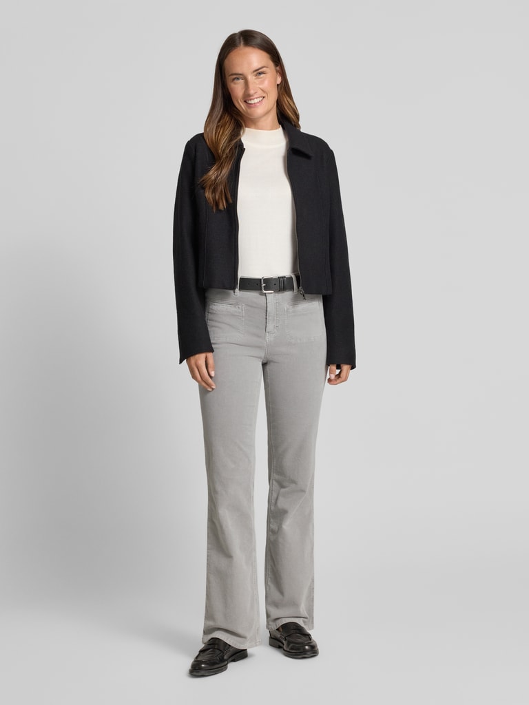 OPUS PANTS Flared fit corduroy broek met klepzakken, model 'Melly' in ...