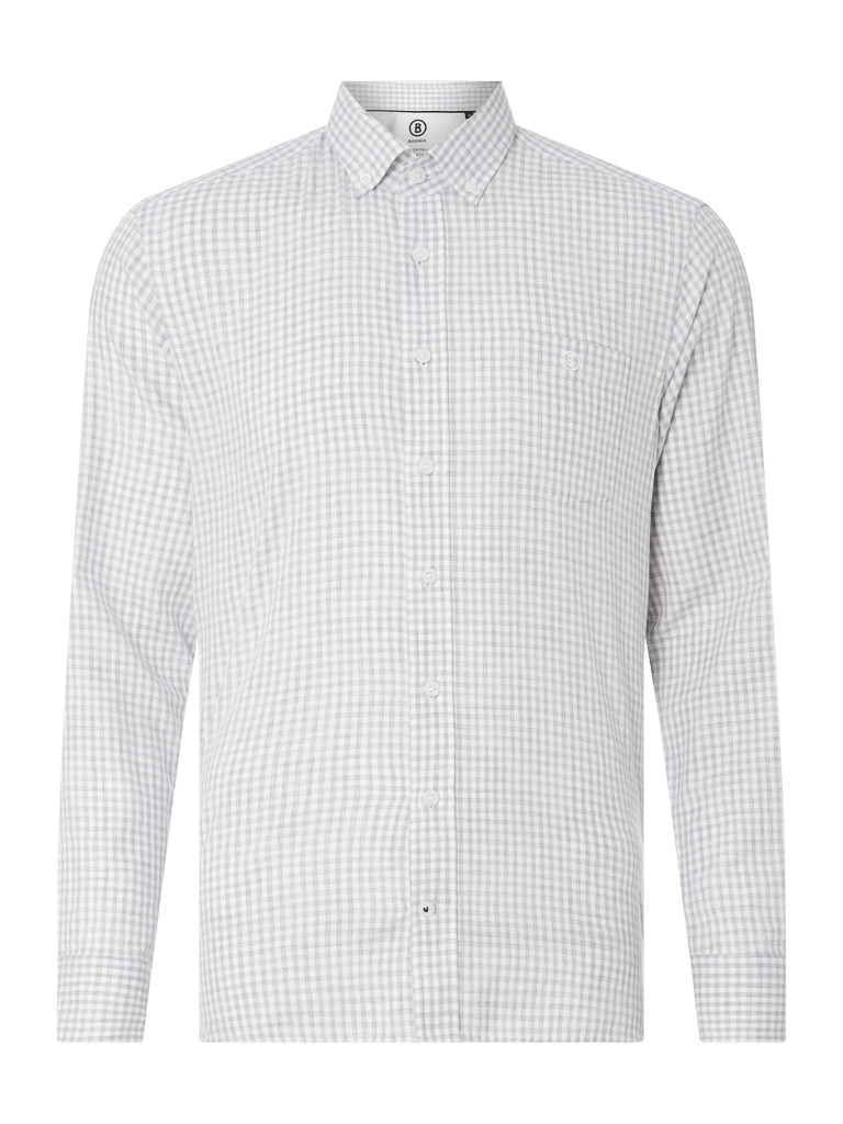 BOGNER Slim Fit Freizeithemd aus Baumwolle Modell 'Timt' (hellgrau ...