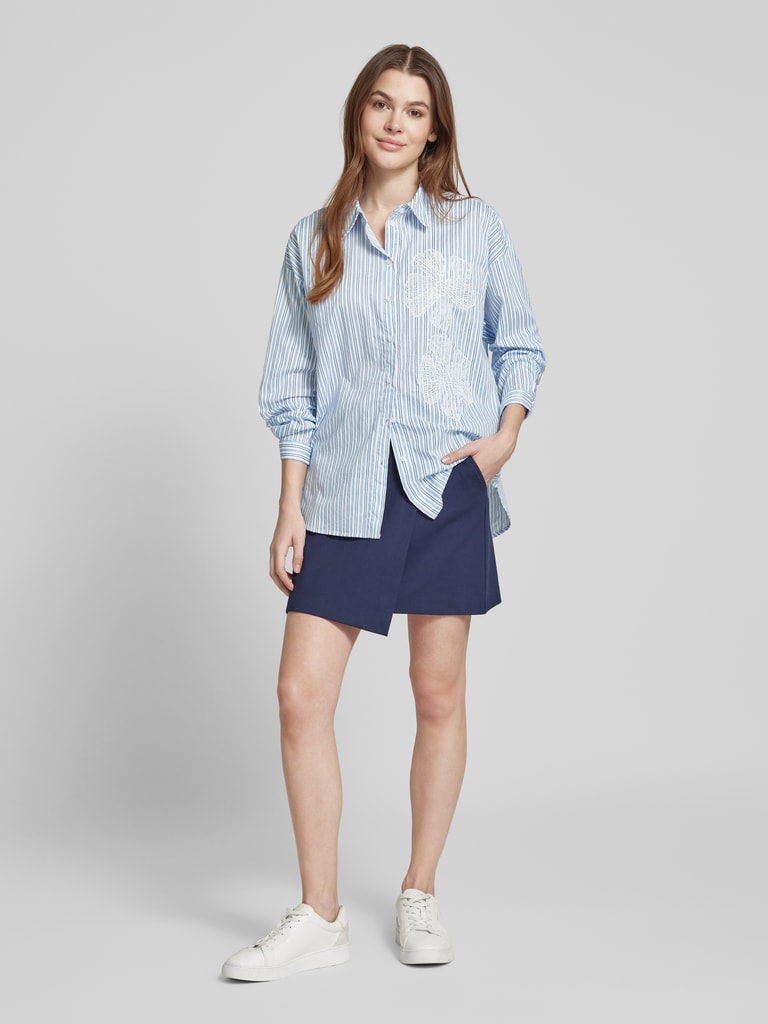 FREE/QUENT Regular Fit Bluse mit Spitzenbesatz Modell 'Cirene ...