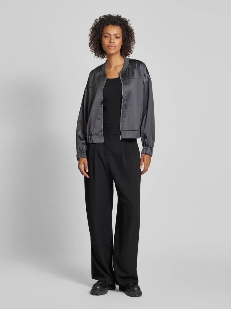 FREE/QUENT Bomberjacke mit Stehkragen Modell 'FLITZ' (mittelgrau ...