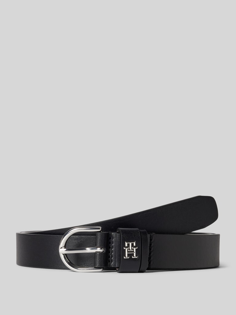 Tommy Hilfiger Leren riem van echt leer in zwart online kopen | P&C