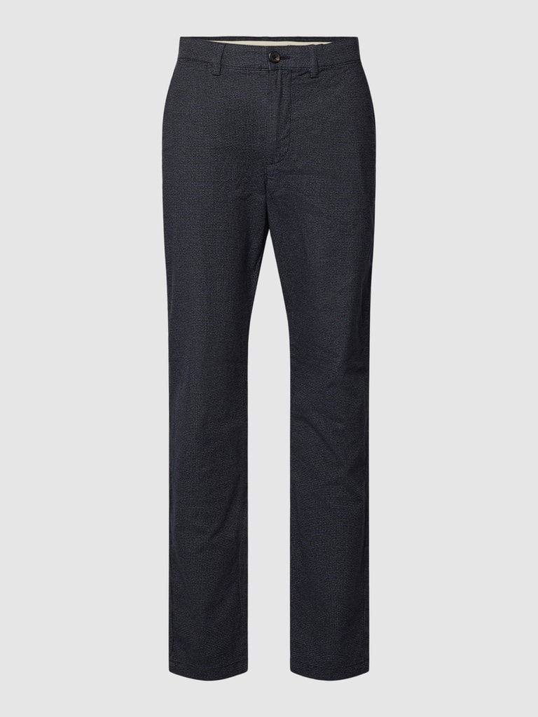 SELECTED HOMME Slim Fit Hose mit feinem Hahnentrittmuster Modell 'MILES ...
