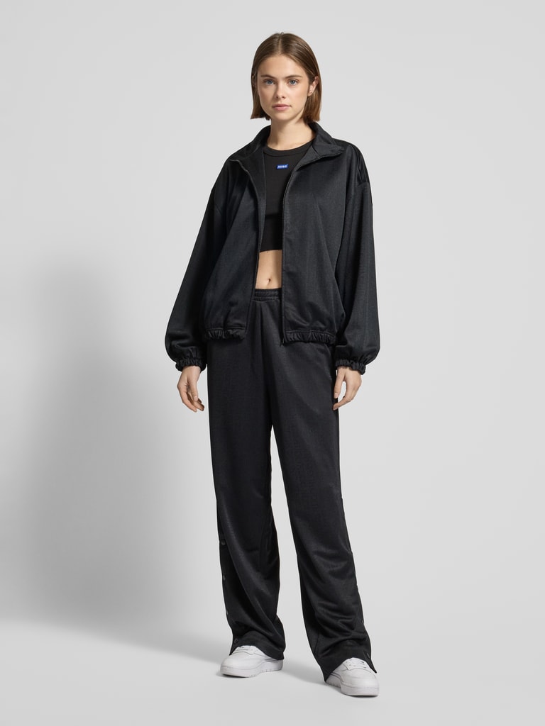 Hugo Blue Trainingsjack met extra brede schouders, model 'Dicole' in ...