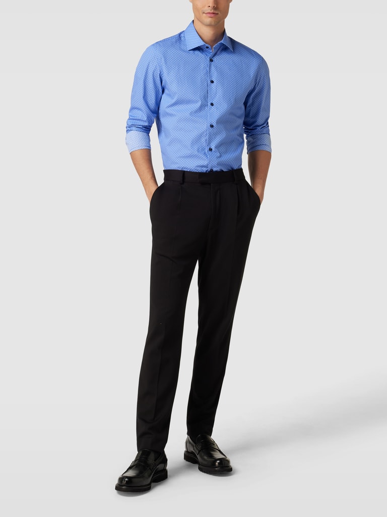 SEIDENSTICKER Slim Fit Business-Hemd mit Allover-Muster Modell ...