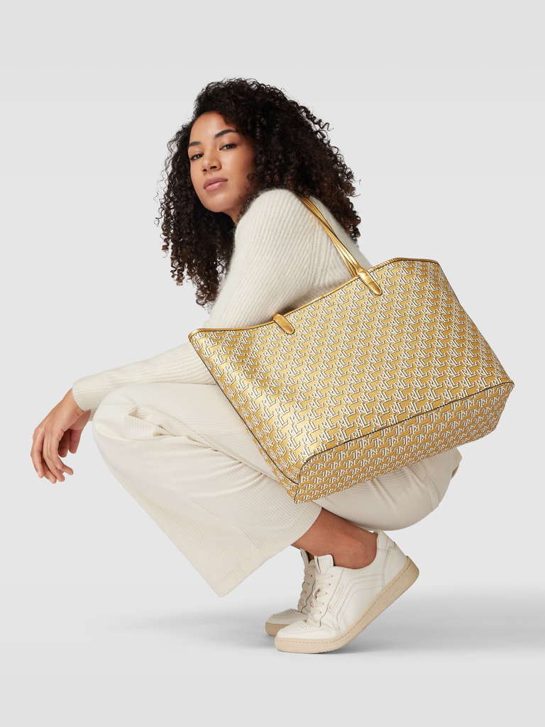 Lauren Ralph Lauren Shopper mit Allover-Muster Modell 'COLLINS 36 ...