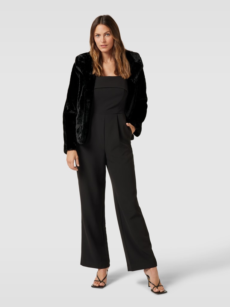 Guess Jacke aus Kunstfell Modell 'NEW SOPHY' (black) online kaufen