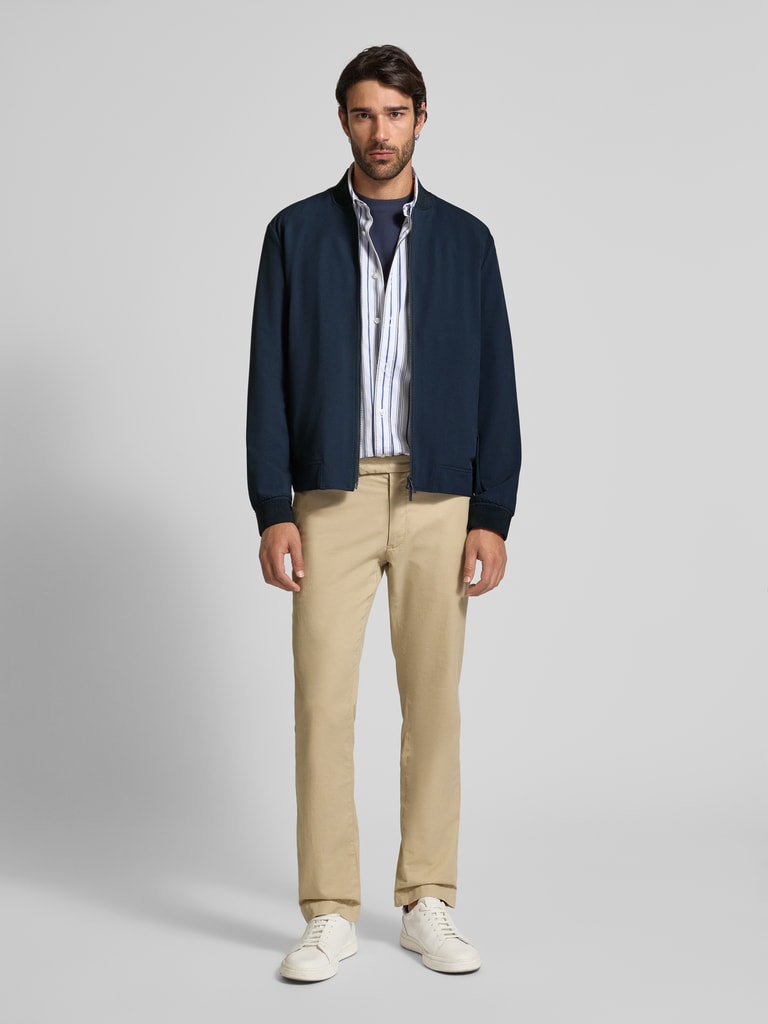 BOSS Regular Fit Blouson mit feiner Struktur Modell 'HANRY' (marine ...