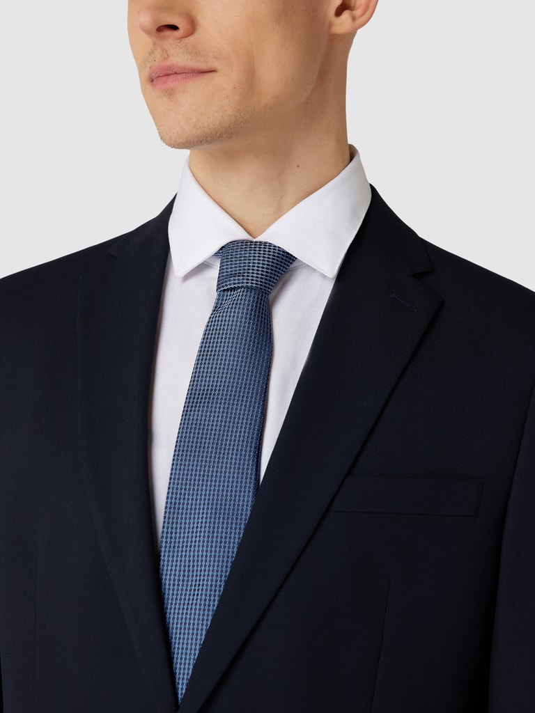 BOSS Krawatte mit Allover-Muster (marine) online kaufen