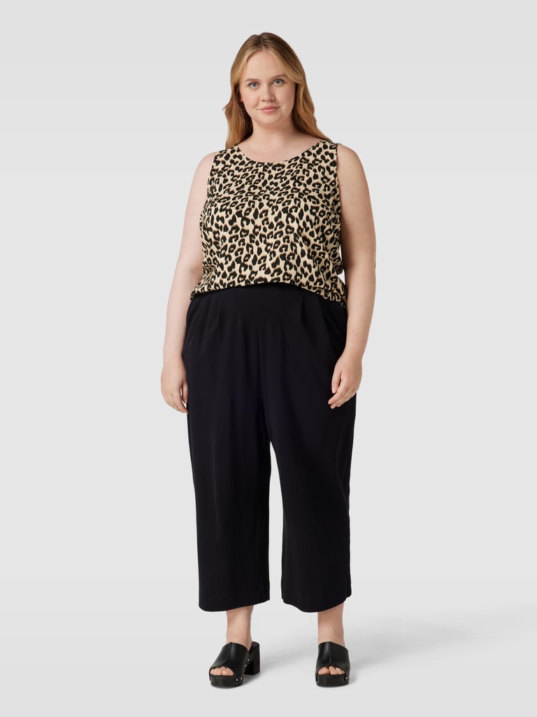 Vero Moda Curve PLUS SIZE Tanktop mit Animal-Print Modell 'EASY' (sand ...