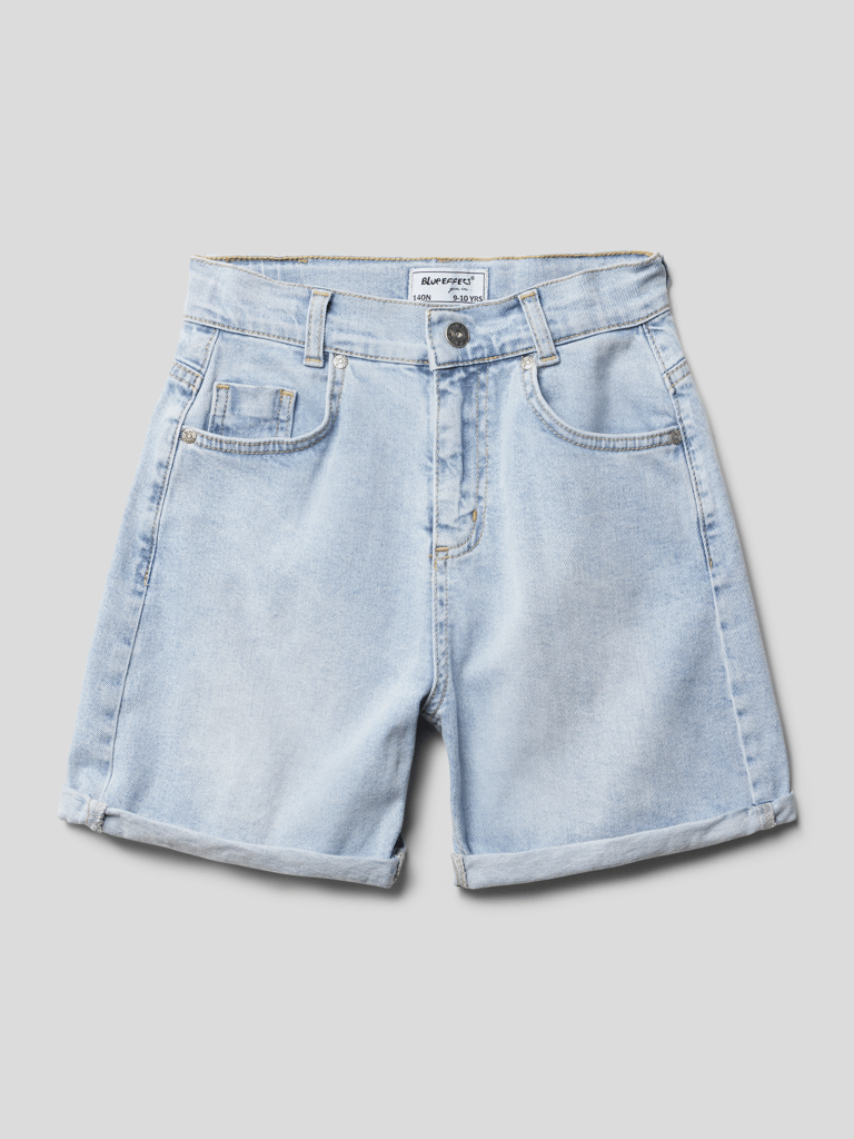 Blue Effect Korte balloon fit jeans in 5-pocketmodel in lichtblauw ...