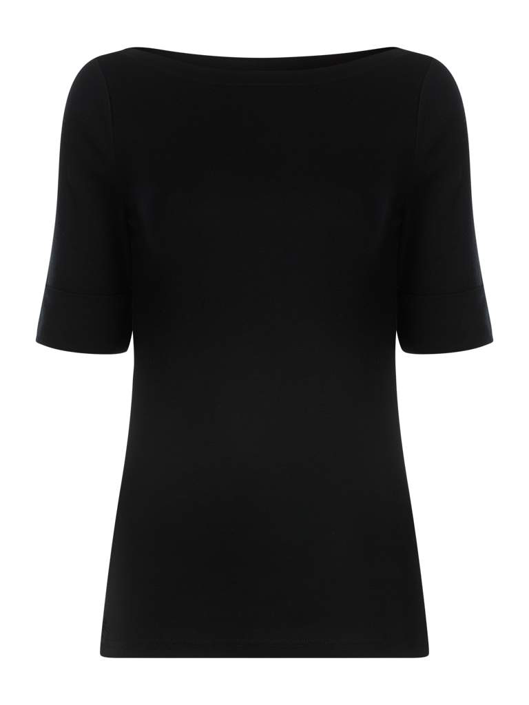 Lauren Ralph Lauren Shirt met halflange mouwen, model 'Judy' in zwart ...
