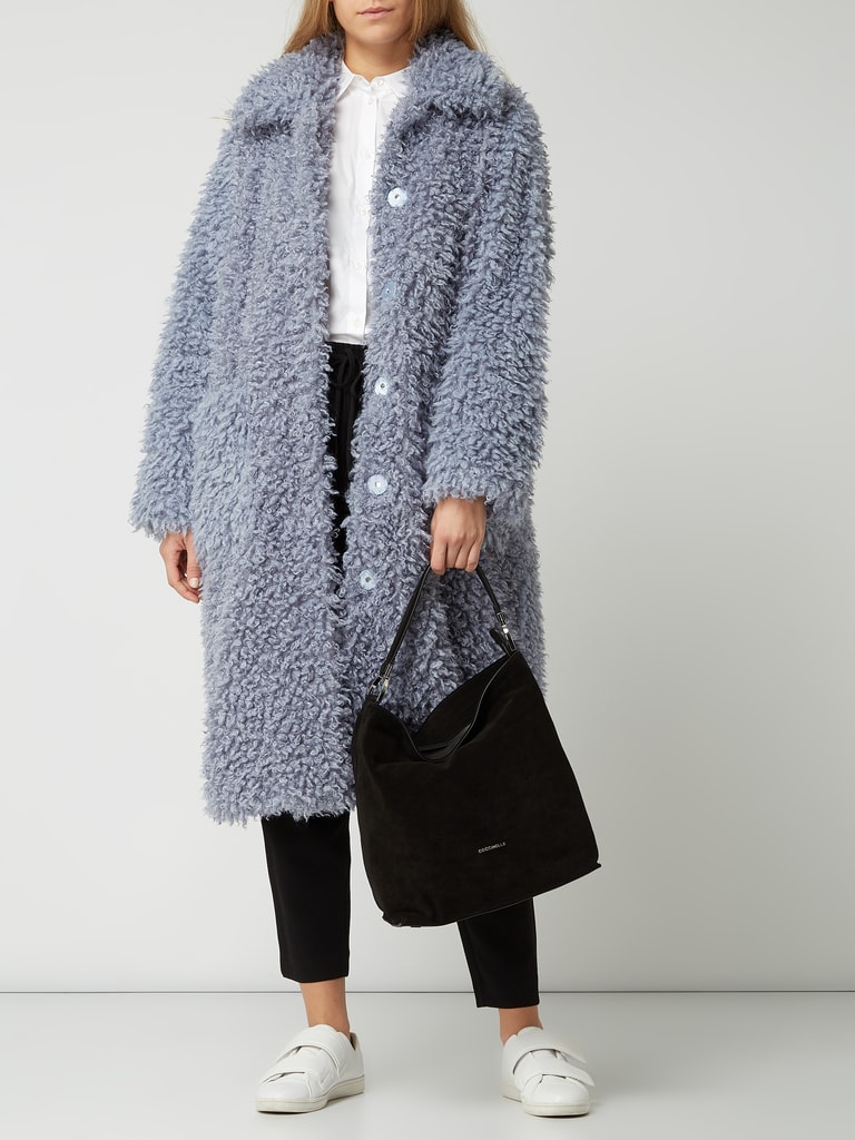 STAND Jas van teddybont met extra brede schouders in ijsblauw online kopen | P&C