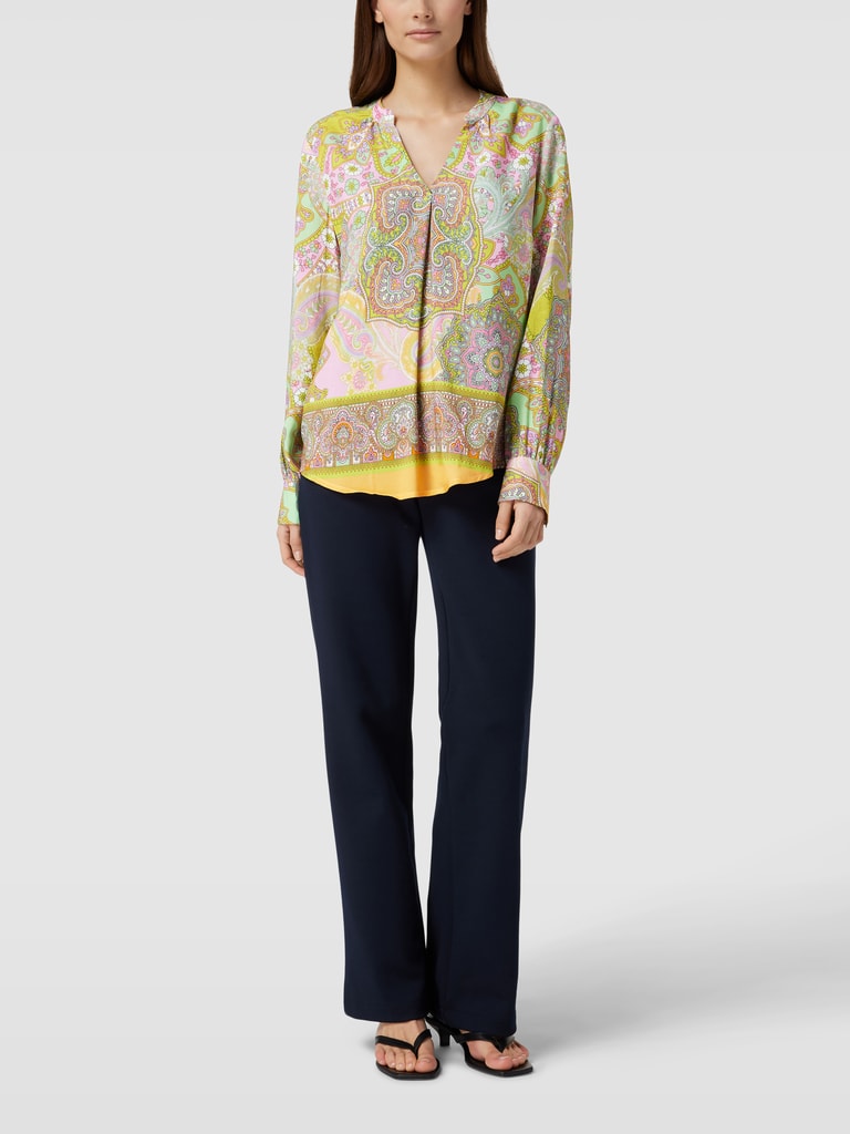 tonno & panna Blouse met tuniekkraag, model 'Anneliese' in roze online kopen | P&C