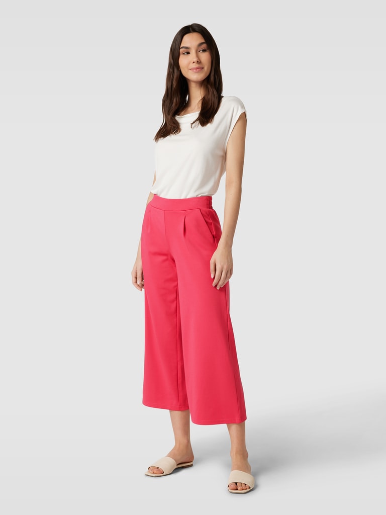 ICHI Culotte mit elastischem Bund Modell 'IHKate' (kirsche) online kaufen