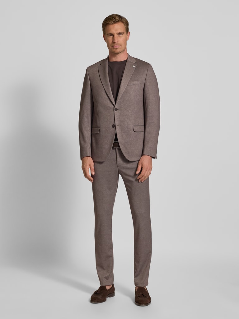 DIGEL Slim Fit 2-Knopf-Sakko Modell 'Anello' (hellbraun) online kaufen