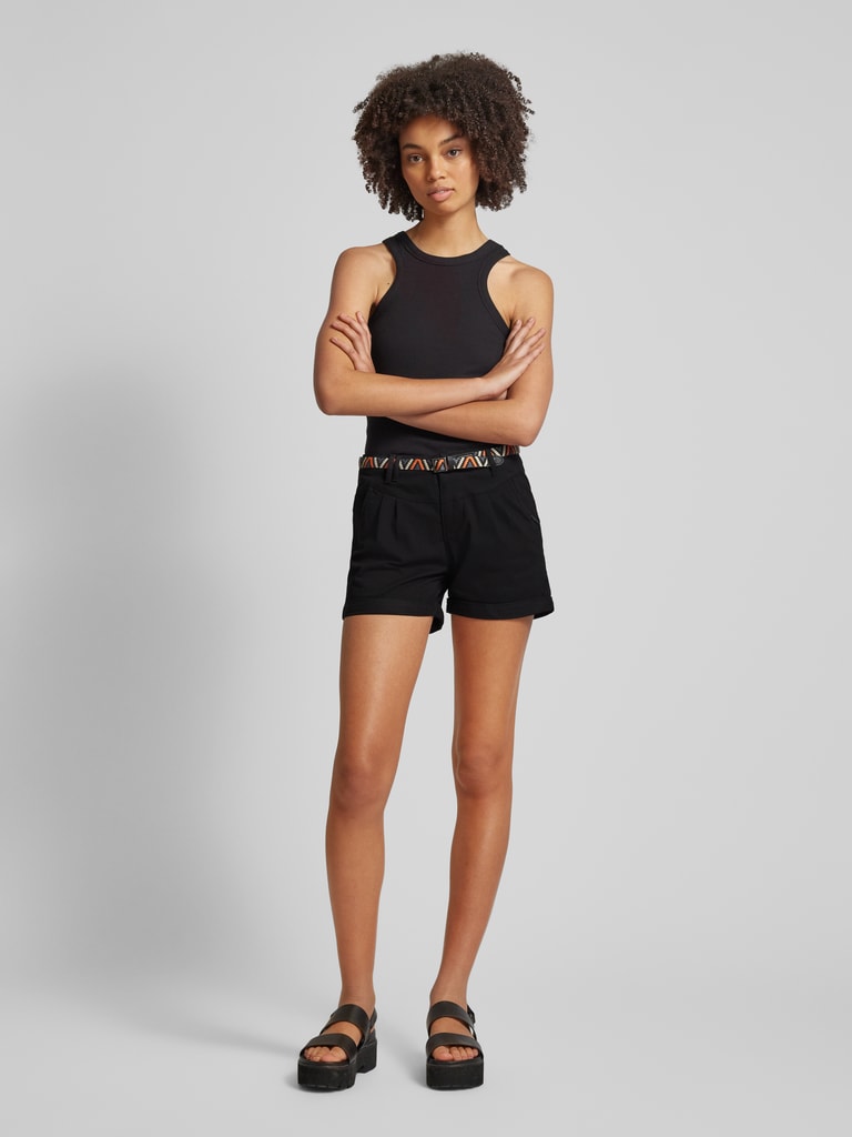 Ragwear Shorts mit Gürtel Modell 'Heeven' (black) online kaufen