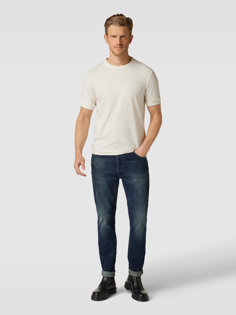 Blue Monkey Jeans mit Label-Detail Modell 'Tim' (blau) online kaufen