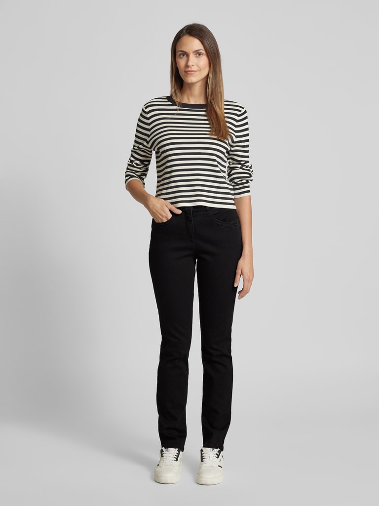 Raphaela By Brax Straight Leg Jeans mit Ziernähten Modell 'Laura ...