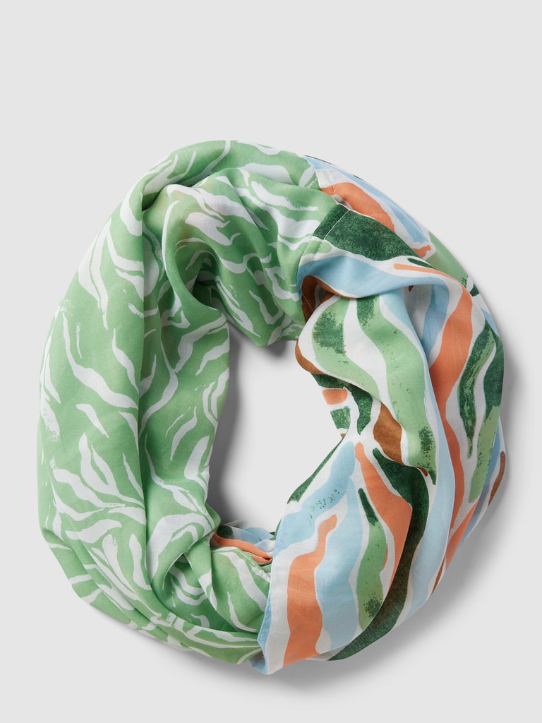 Tom Tailor Loop-Schal mit Allover-Muster (lind) online kaufen