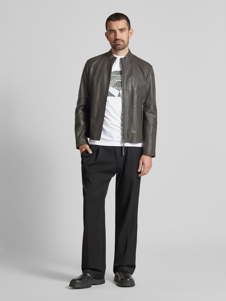 Karl Lagerfeld T-Shirt mit Label-Print (weiss) online kaufen
