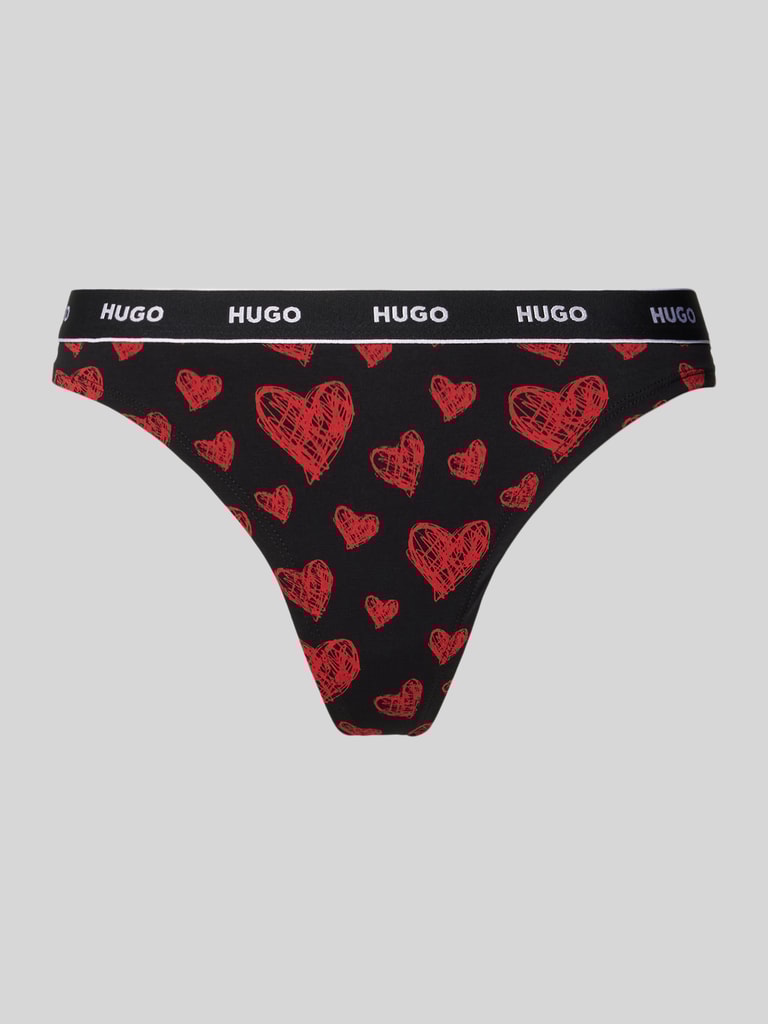 HUGO String mit Label-Bund Modell 'Carousel' (rot) online kaufen