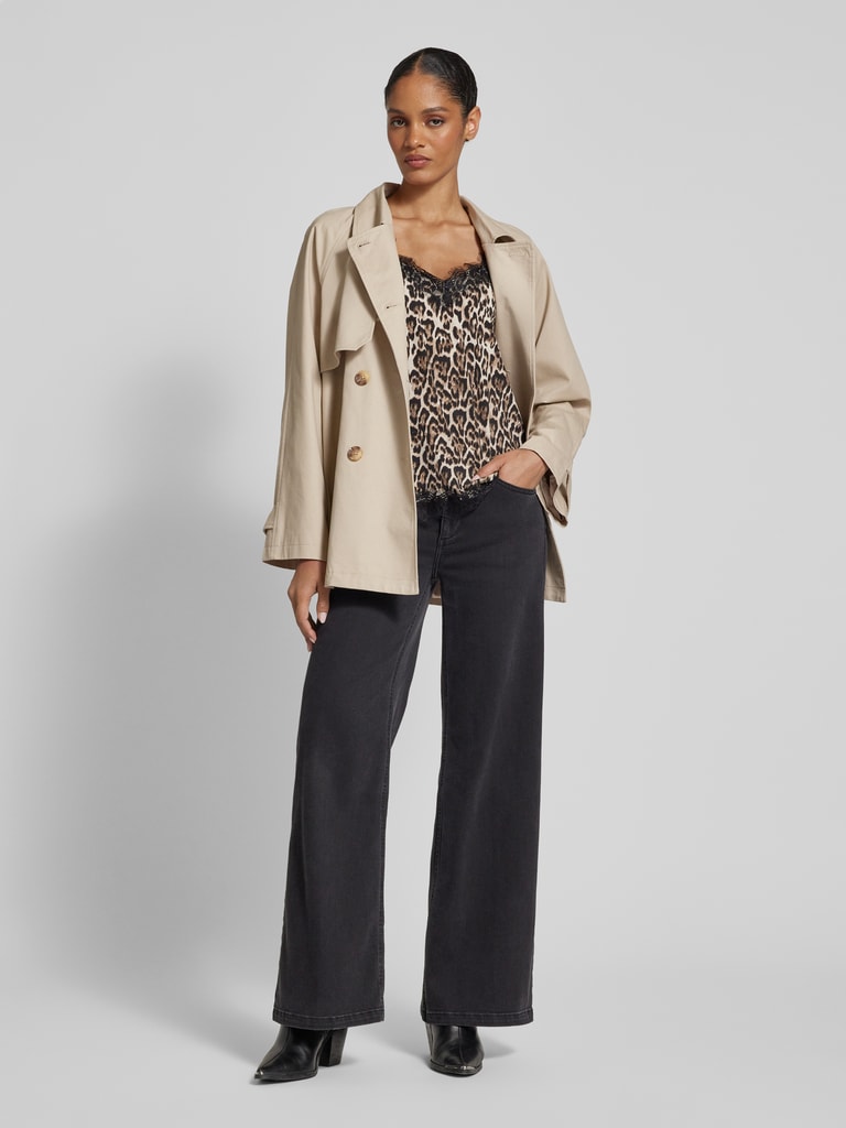 FREE/QUENT Trägertop mit Spitzenbesatz Modell 'BICCO' (hellbraun ...