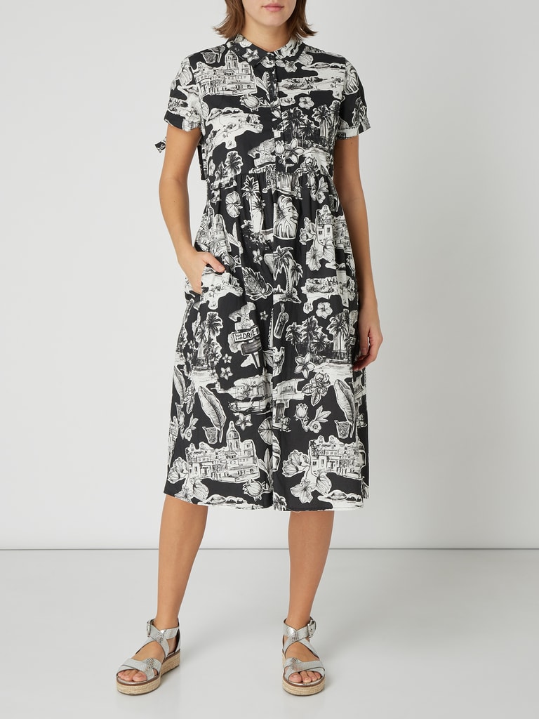 Princess Goes Hollywood Jurk met all-over motief in zwart online kopen | P&C