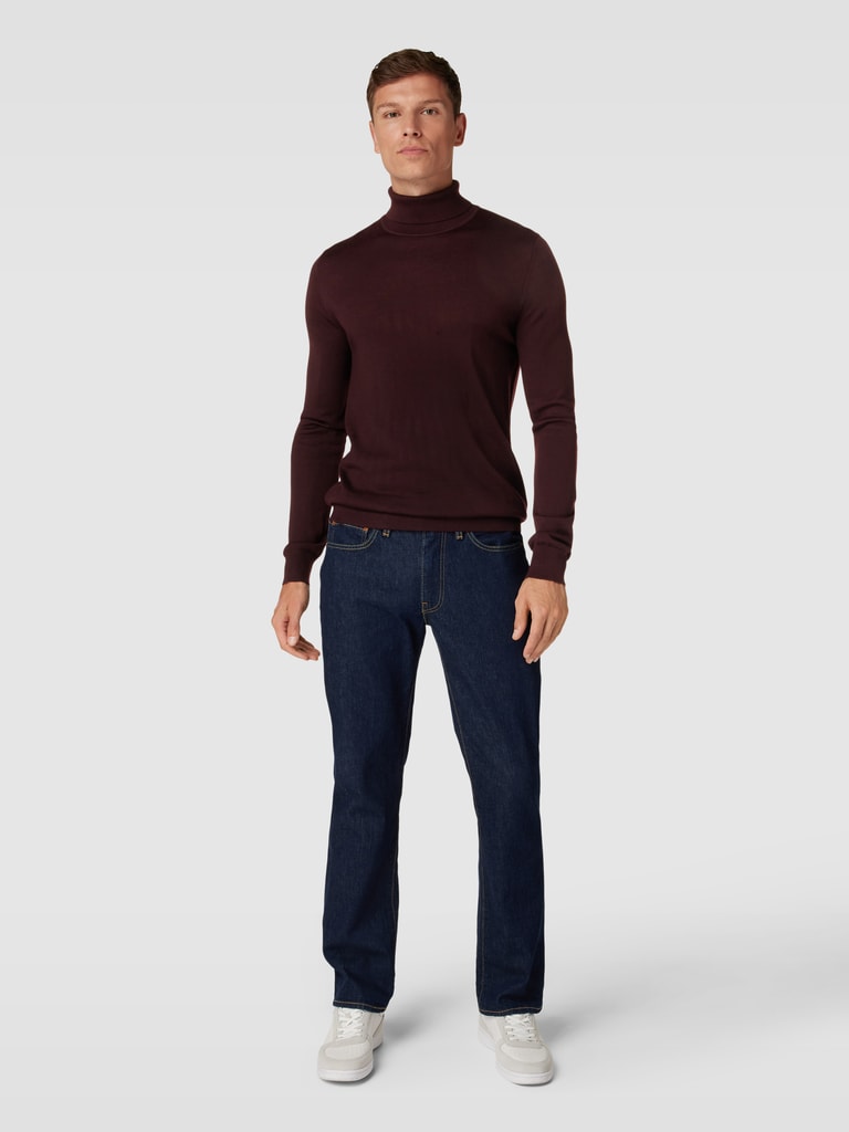 Christian Berg Men Pullover mit Rollkragen (bordeaux) online kaufen