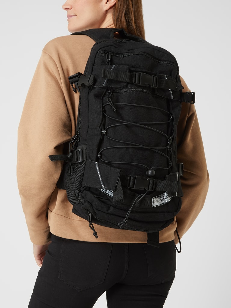 Forvert Rucksack mit Außenfächern Modell 'Louis' (black) online kaufen