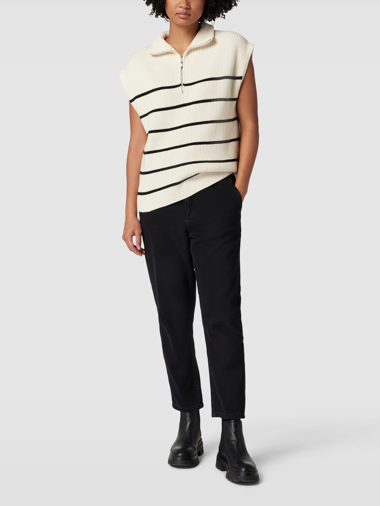 Smith and Soul Pullunder mit Troyer-Kragen Modell 'Striped' (offwhite ...