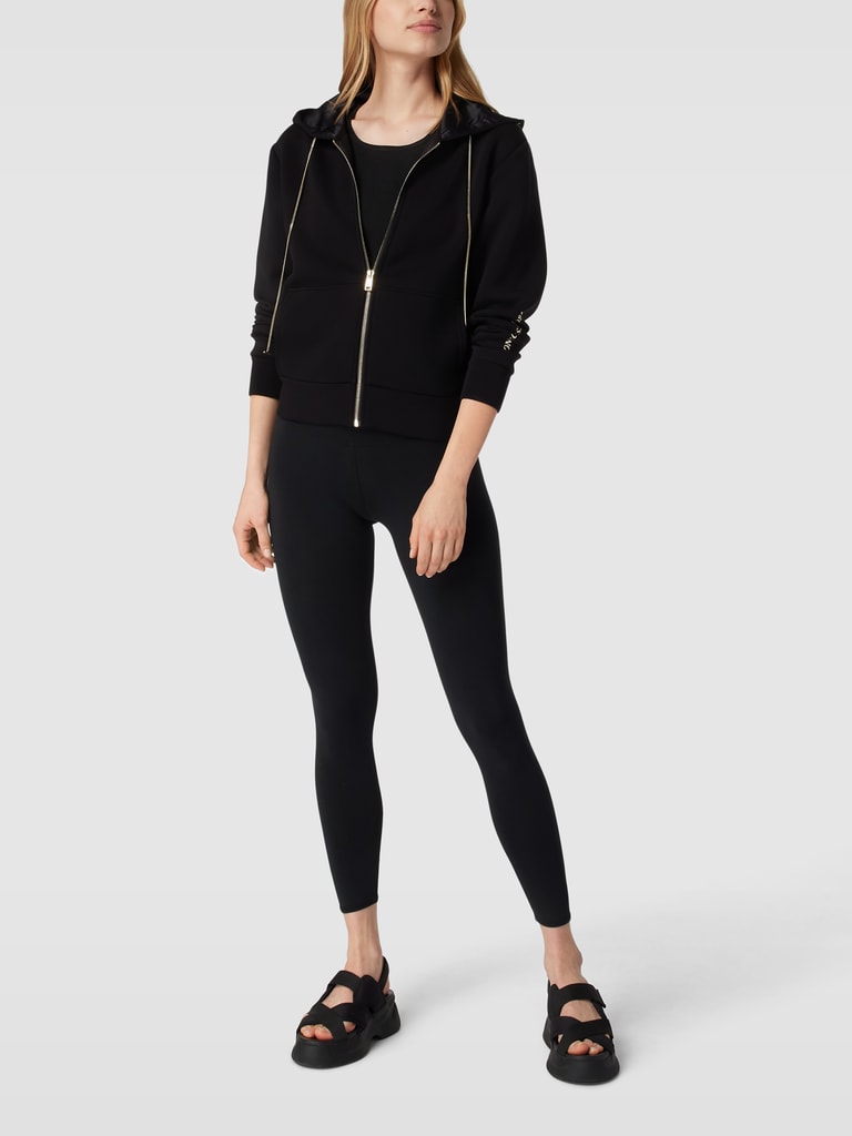 Kup online Guess Bluza rozpinana z kapturem model ‘SIMONNE’ (czarny)