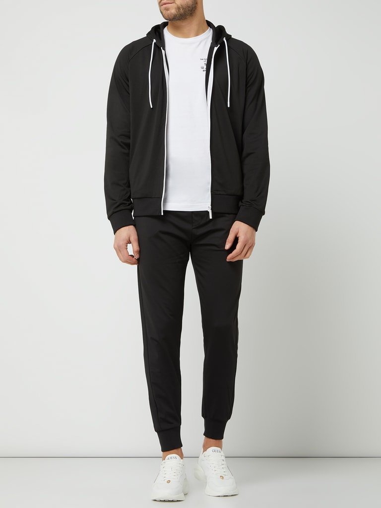 Guess Activewear Sweatjacke mit Kapuze (black) online kaufen