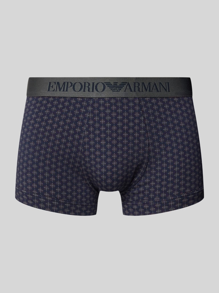 Emporio Armani Trunks mit elastischem Logo-Bund (marine) online kaufen
