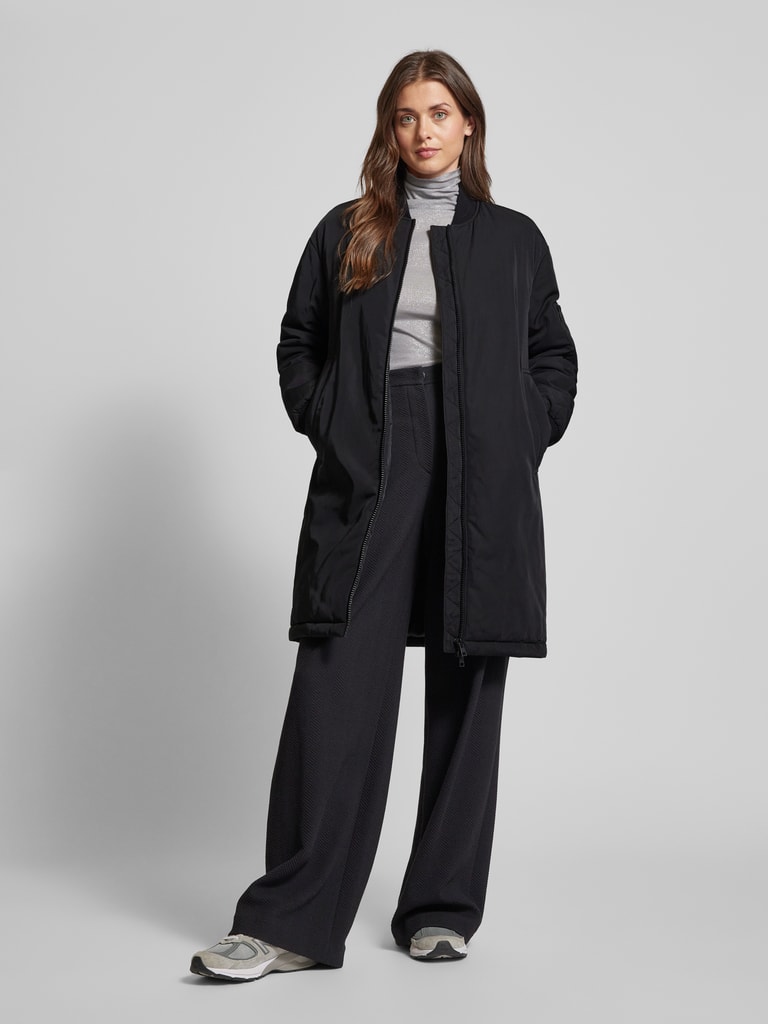 Jake*s Casual Mantel mit Stehkragen (black) online kaufen