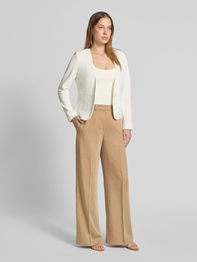 Zero Blazer met knoopsluiting en paspelzakken in ecru online kopen | P&C