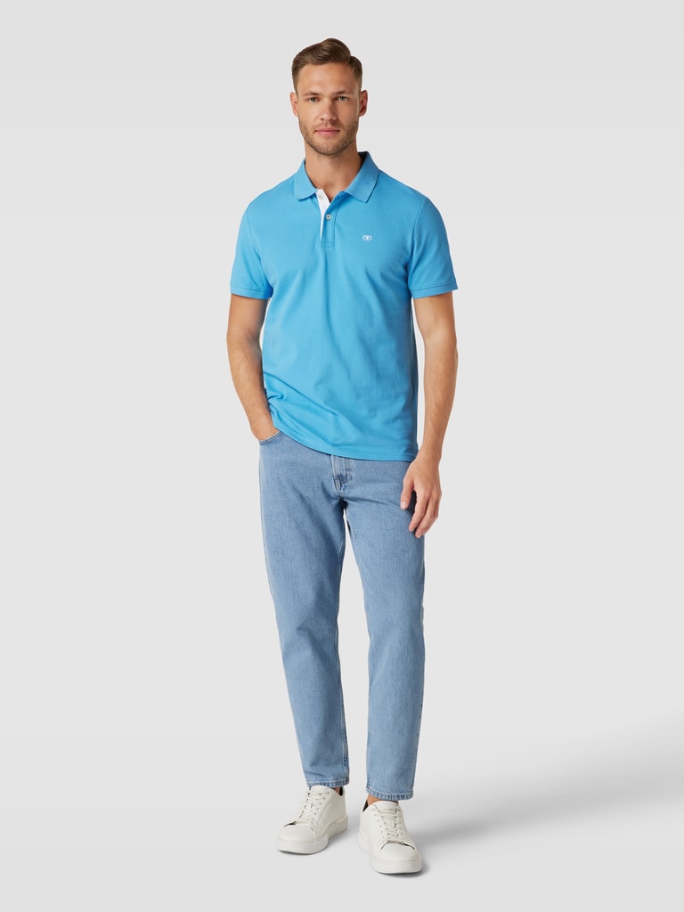 Tom Tailor Poloshirt im unifarbenen Design Modell 'BASIC' (tuerkis ...