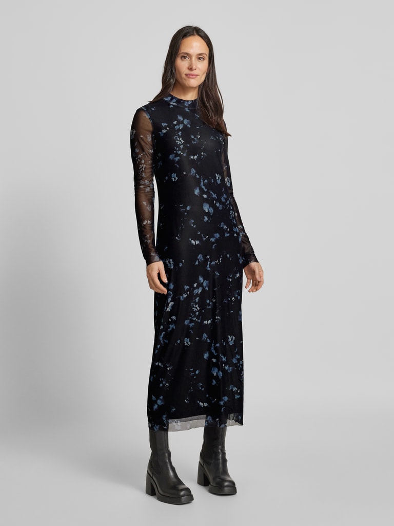 Jake*s Collection Maxi-jurk met turtleneck in zwart online kopen | P&C