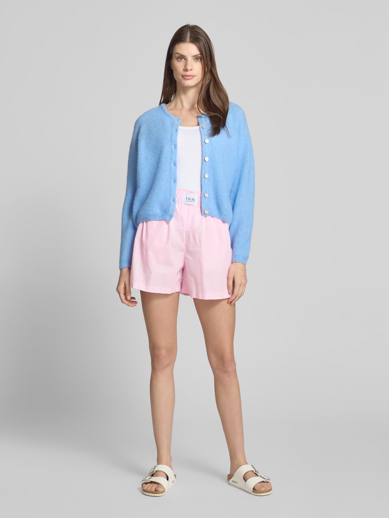 Kup online VILLA SOPHIE Szorty z elastycznym pasem model ‘TILLA’ (mocnoróżowy)