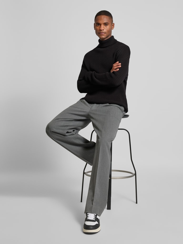 SELECTED HOMME Strickpullover mit Rollkragen Modell 'THEO' (black ...