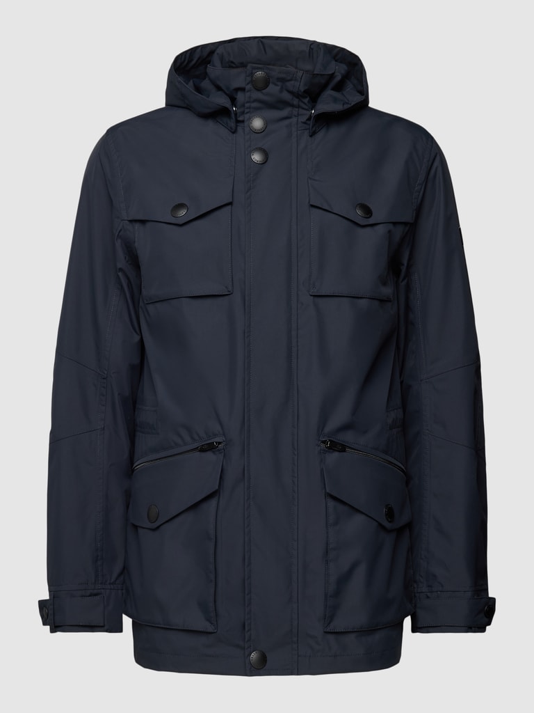 Wellensteyn Functioneel jack met capuchon, model 'ATLANTIS' in marineblauw online kopen | P&C