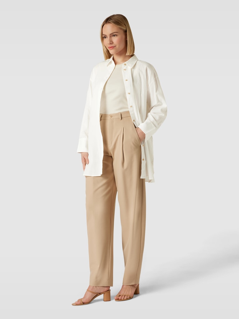 Fransa Longbluse mit abgerundetem Saum Modell 'Maddie' (weiss) online ...