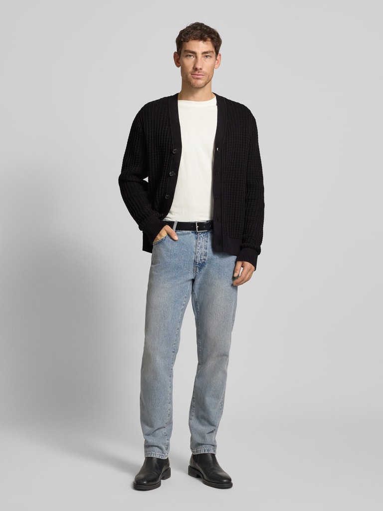 Selected Homme Regular Fit Strickjacke aus reiner Baumwolle Modell 'TOM ...