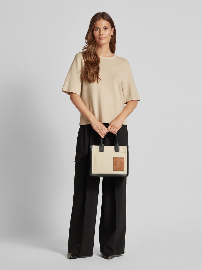 JOOP! Handtas met labeldetail, model 'pezza' in offwhite online kopen | P&C