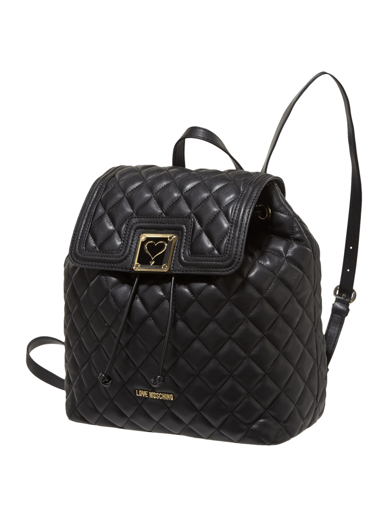 Love Moschino Rucksack mit Steppmuster (black) online kaufen