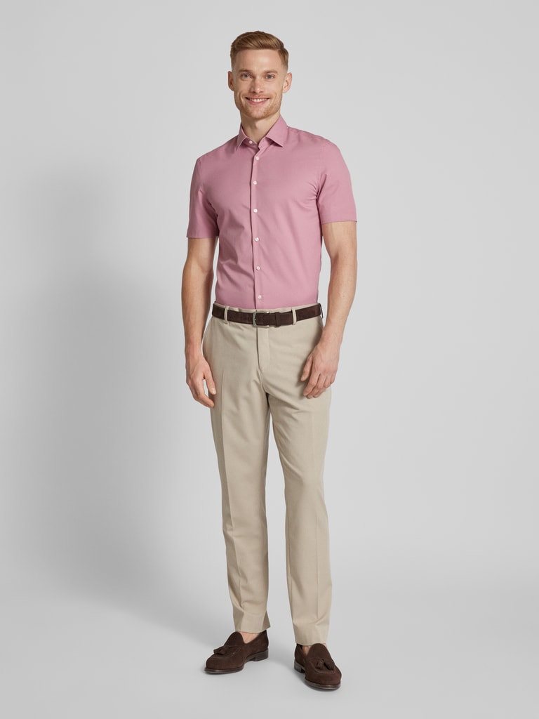 Jake*s Slim Fit Business-Hemd mit 1/2-Arm (rosa) online kaufen