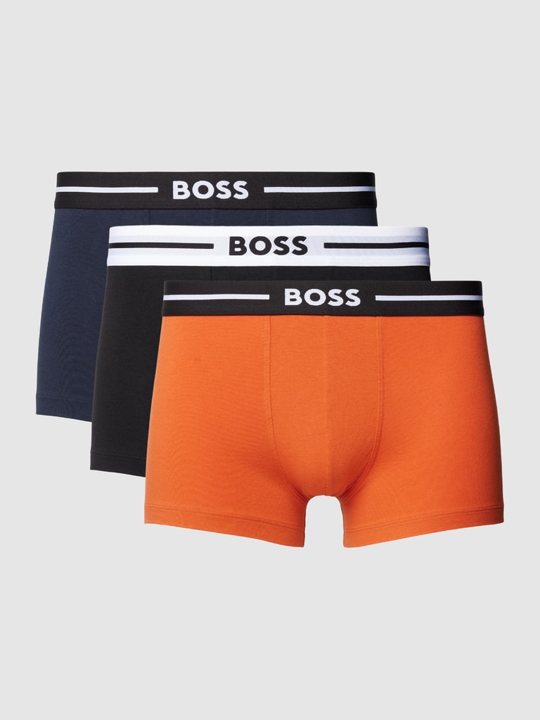 BOSS Trunks mit elastischem Logo-Bund im 3er-Pack (orange) online kaufen