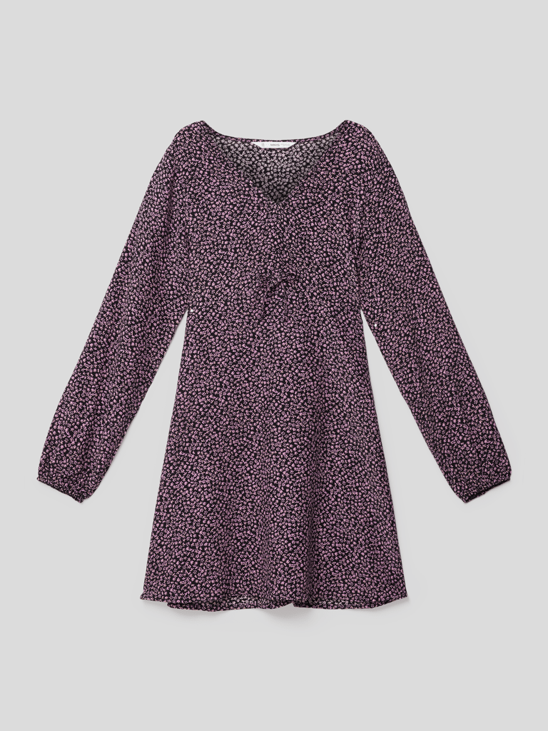 Mango Kleid mit floralem Allover-Muster Modell 'mimosa' (flieder ...