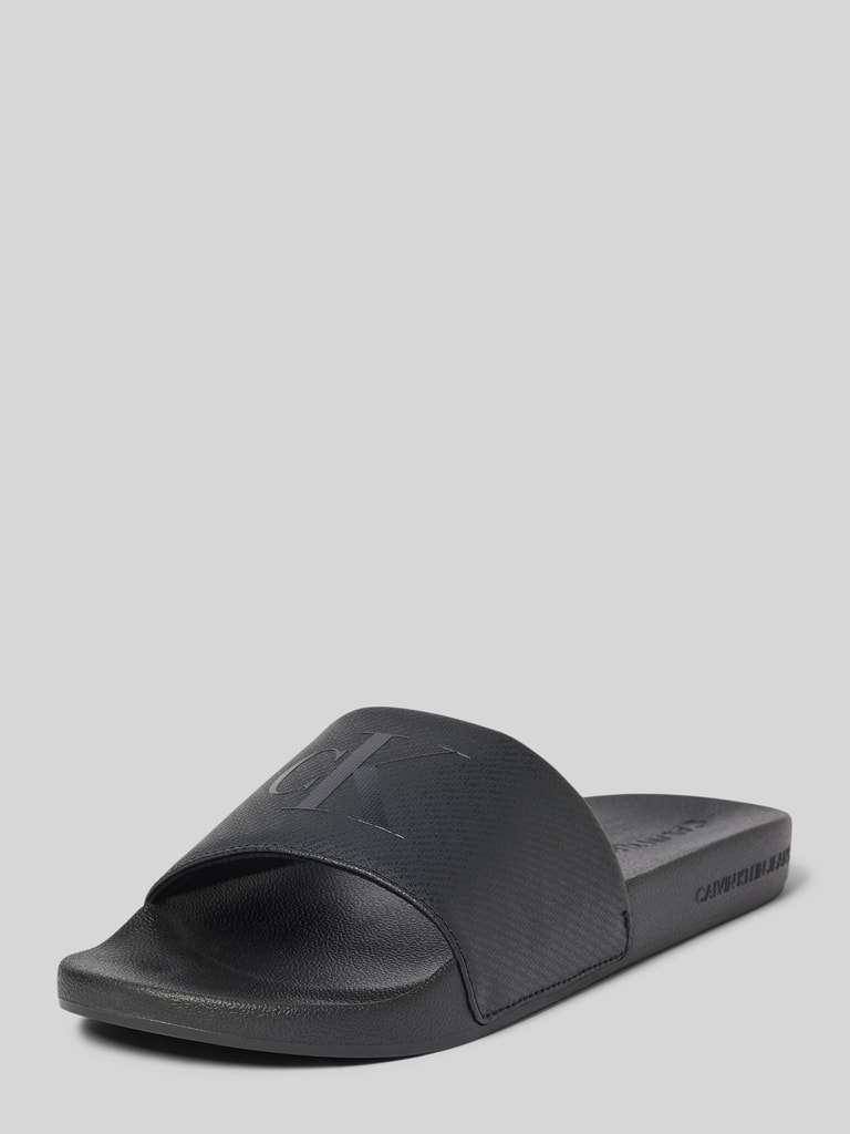 CK Calvin Klein Slides mit Label-Print (black) online kaufen
